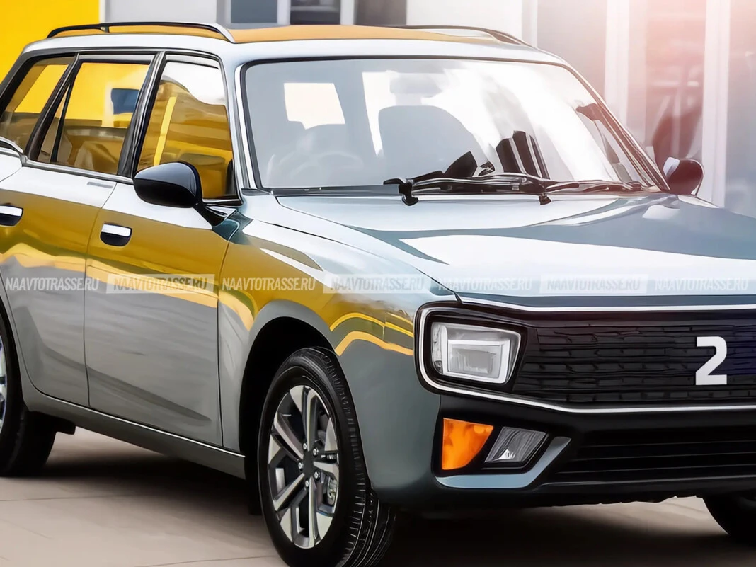 Новый универсал ВАЗ-2102 2023-2024 года показан на первых фоторендерах